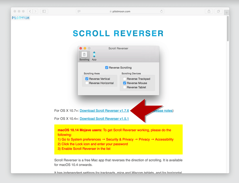 MacBookのトラックパッドとマウスのスクロールを分けて逆にする方法 – Jill Tone Blog